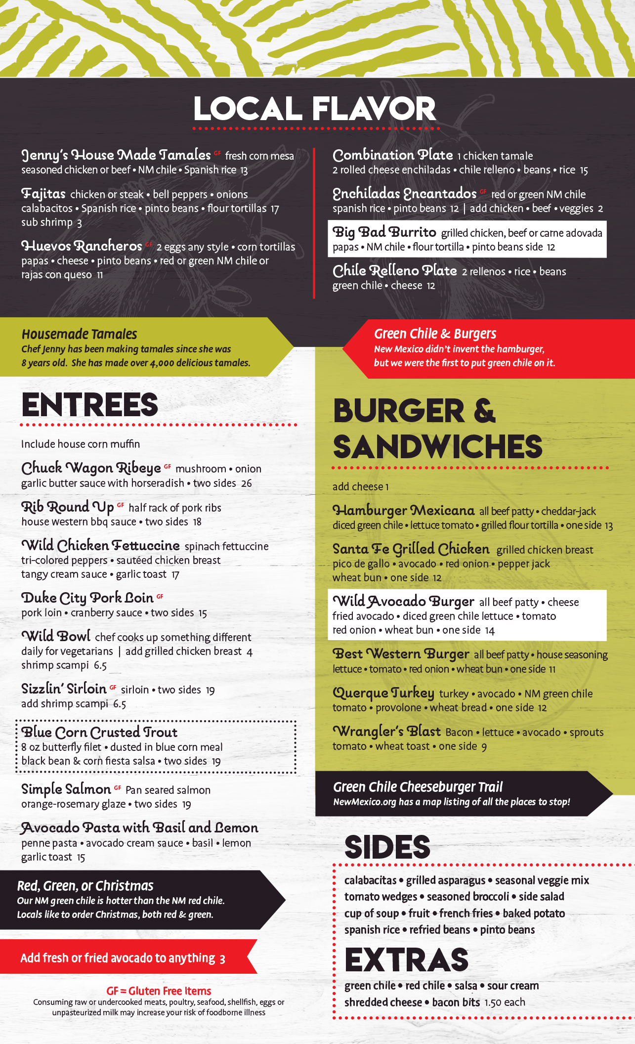 Menu - Best Western Plus Rio Grande Inn Albuquerque Hotel